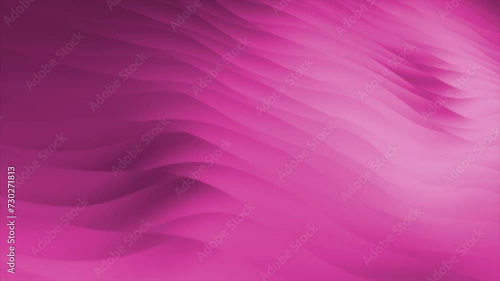 Animated 3D waving cloth texture. Liquid holographic background. Smooth ...