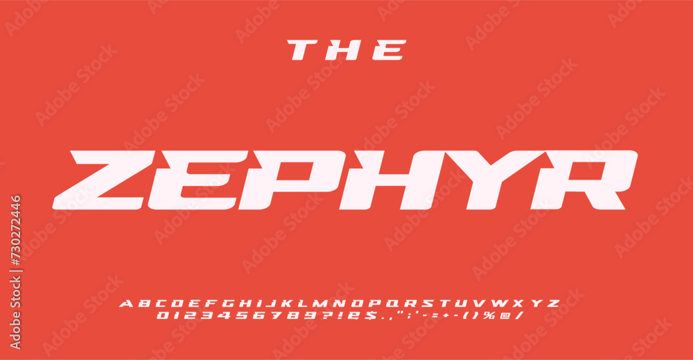 Swift dynamic font. Wide bold Italic alphabet, edgy sans serif letters ...