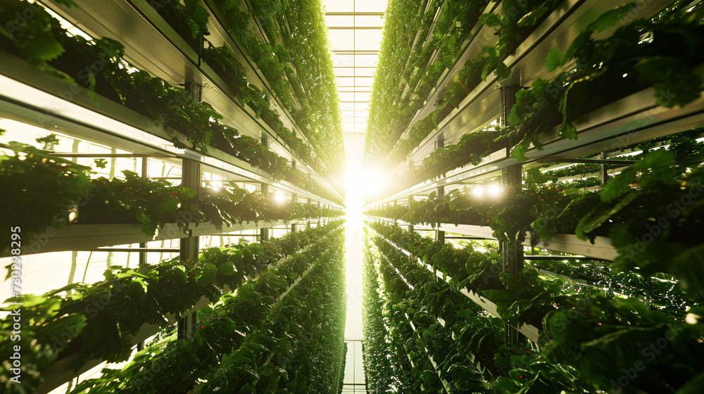 vertical farm in the revolutionary concept of sustainable agriculture ...