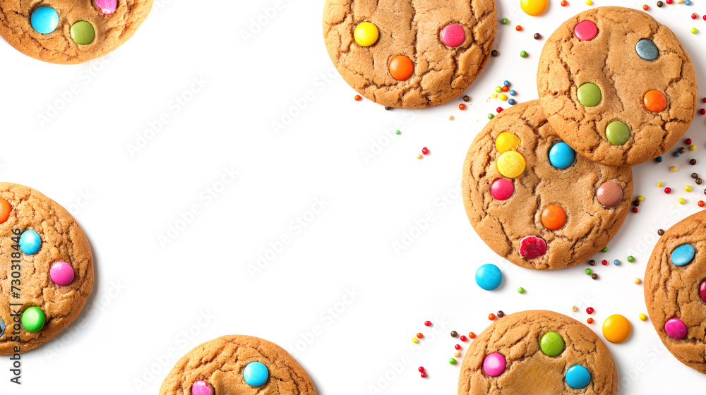 Cookie, Celebrating Diversity: Colorful Rainbow Chip Cookies Symbolize ...