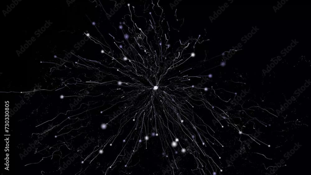 particle trail, glitter orb. light trail Animated Background, abstract particle background ...