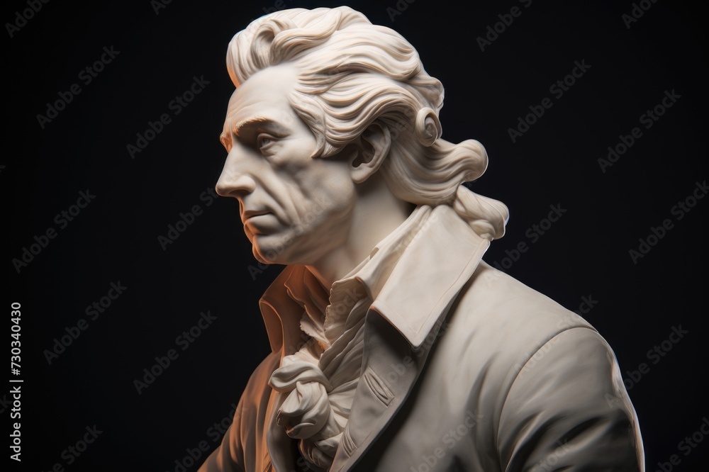 Daniel Gabriel Fahrenheit statue. The inventor of the mercury ...