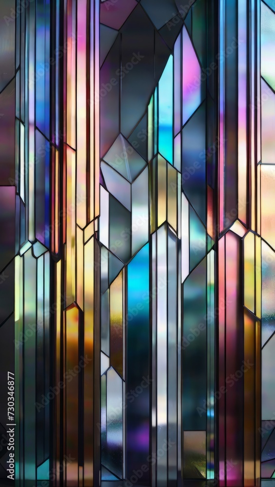 This image captures the vibrant colors and complex patterns of a close ...