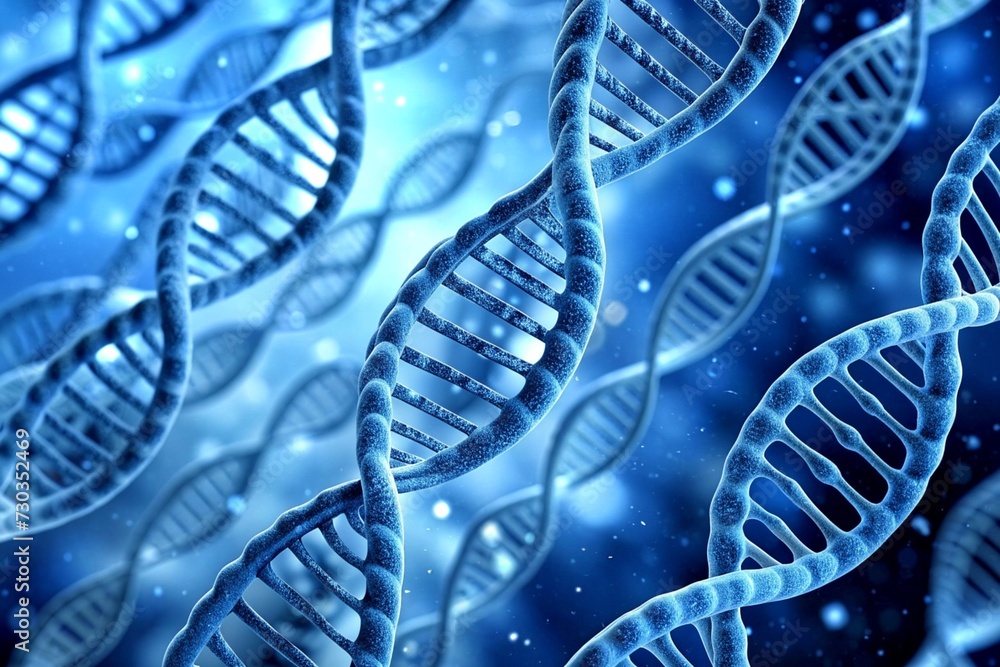 High-Quality 3D DNA Molecule and Strand Renders for Science, Genetics ...