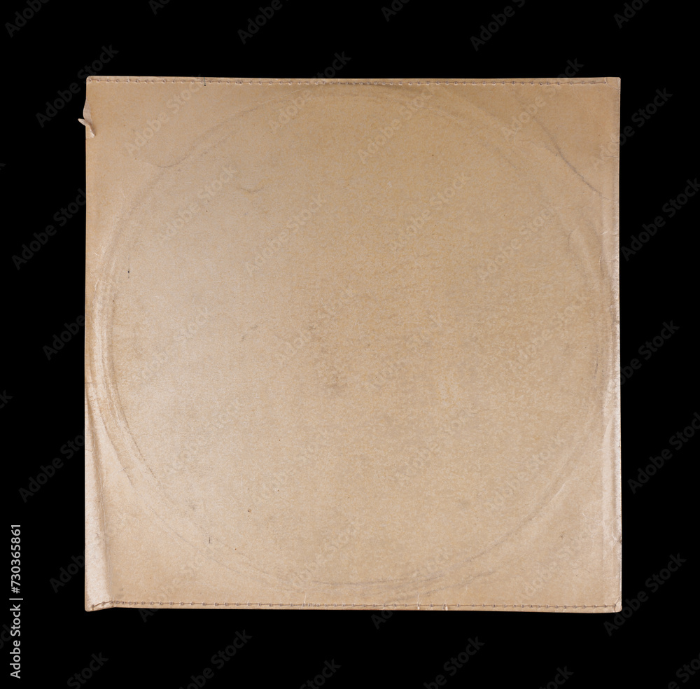 Vinyl Record Album EP Cover Texture Mockup. Realistic paper overlay ...
