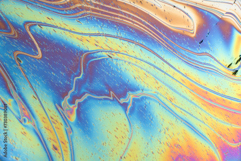 Thin-film Interference Iridescent Science Experiment Soap Colorful ...