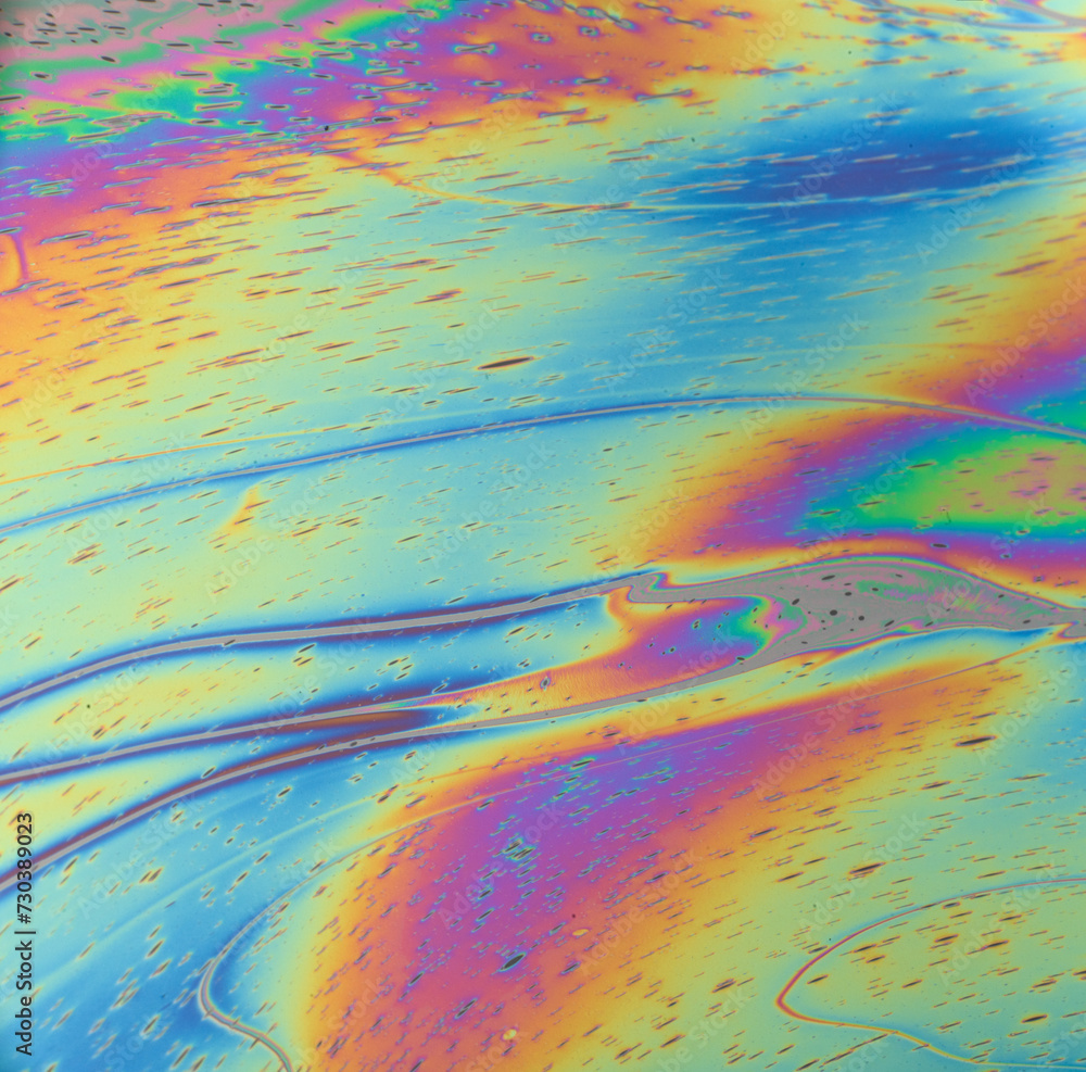 Thin-film Interference Iridescent Science Experiment Soap Colorful ...