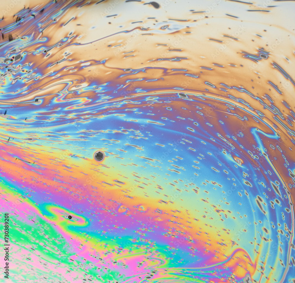 Thin-film Interference Iridescent Science Experiment Soap Colorful ...