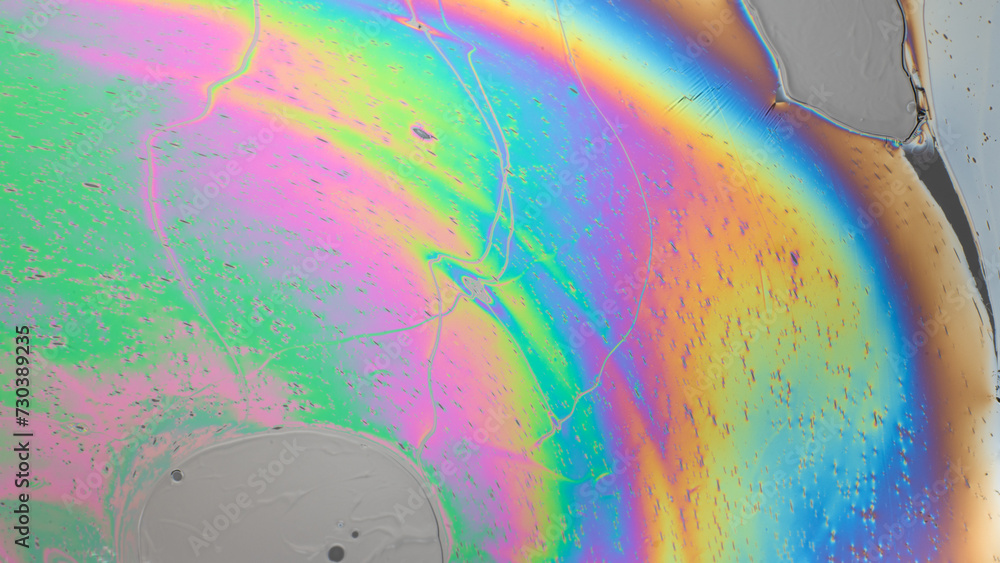 Thin-film Interference Iridescent Science Experiment Soap Colorful ...