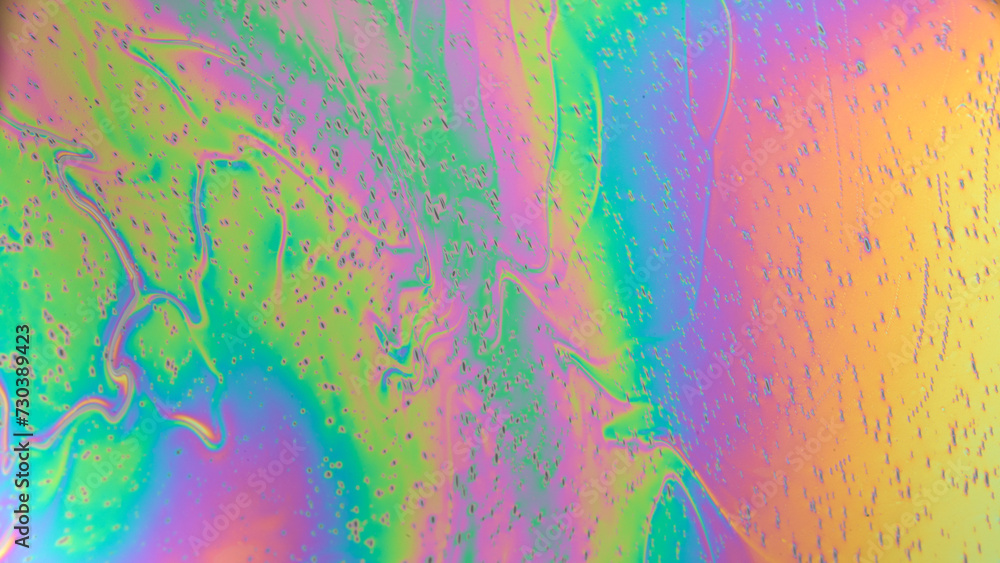 Thin-film Interference Iridescent Science Experiment Soap Colorful ...