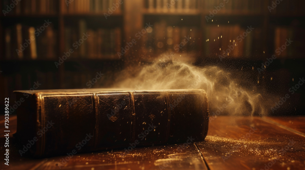 As the night fell, a book in the indoor library released a mesmerizing ...