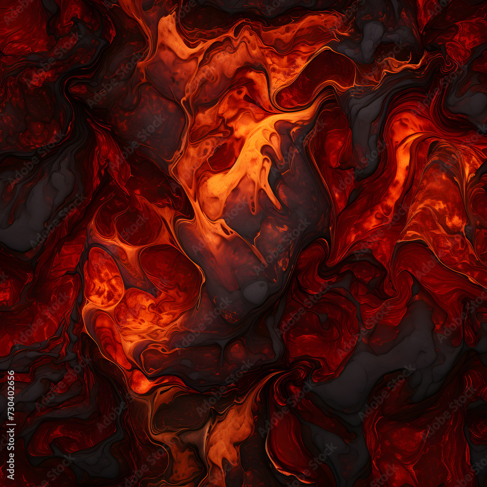 Customize a volcanic texture background with a molten magma pattern ...