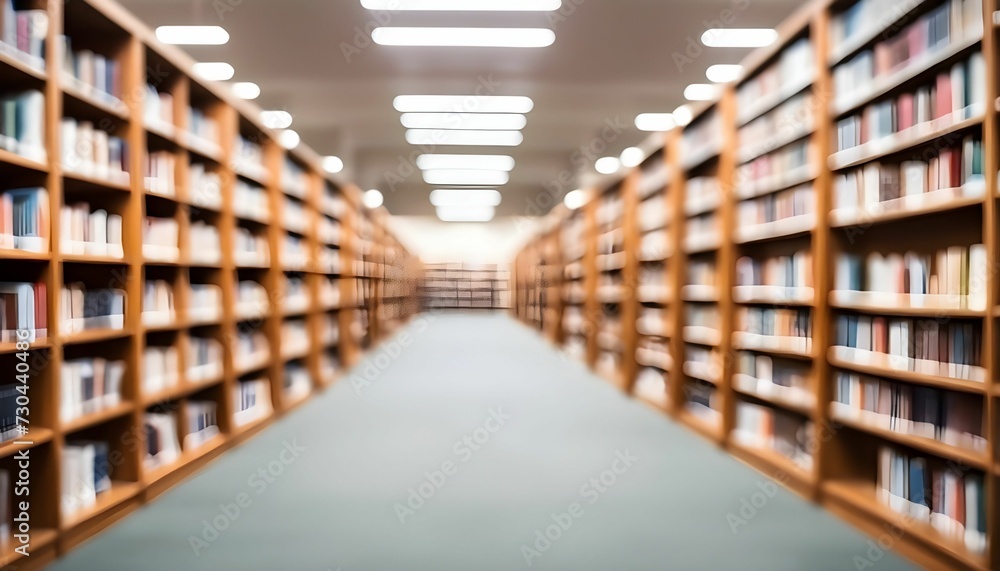 Abstract blurred public library interior space. blurry room with ...