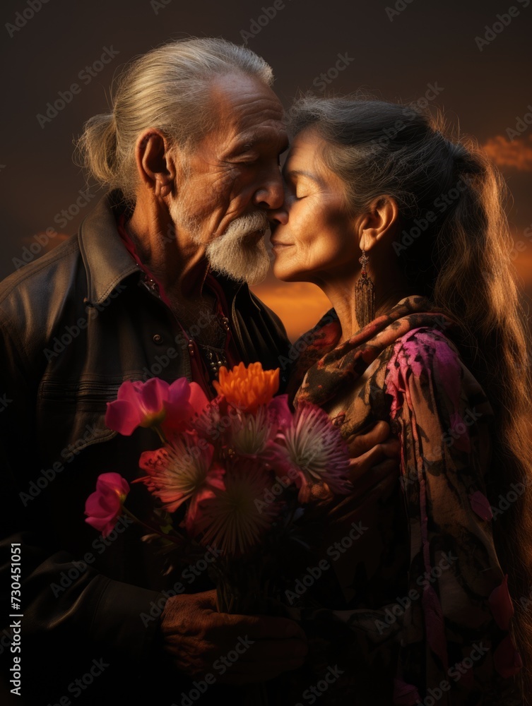 Old lovers, eternal love. The timeless love story of old lovers who ...