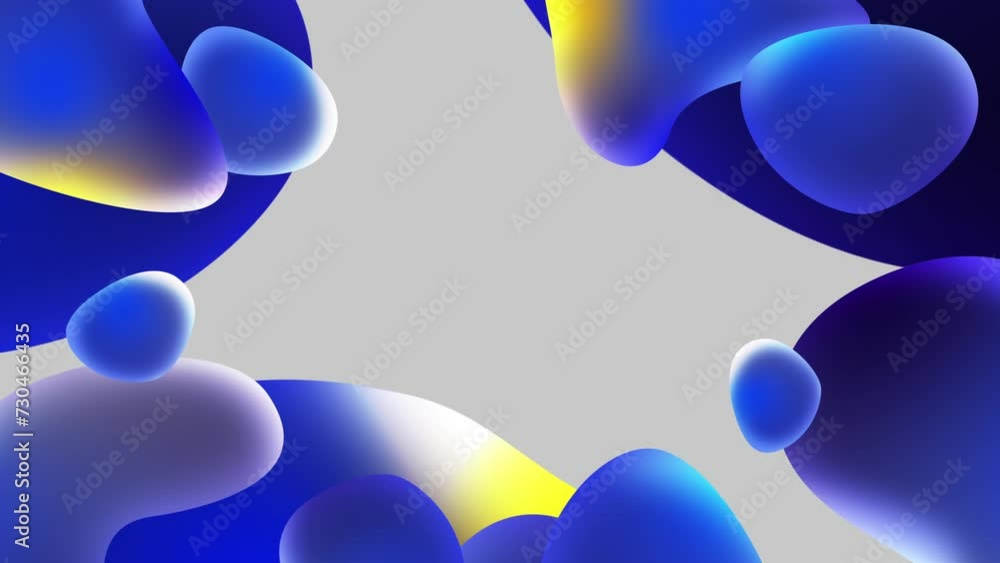 A wonderful abstract motion background with flowing, colorful forms ...