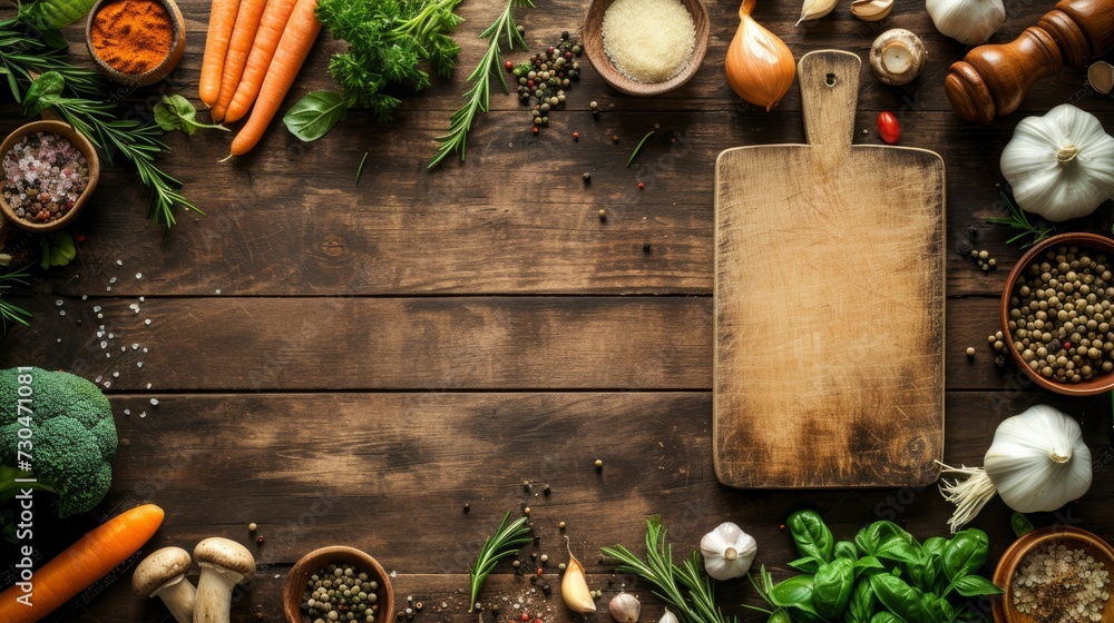 Food cooking background, ingredients for preparation vegan dishes ...