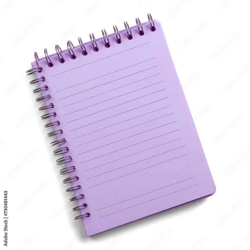 Purple Spiral Notebook Cutout png file of isolated cutout object with ...