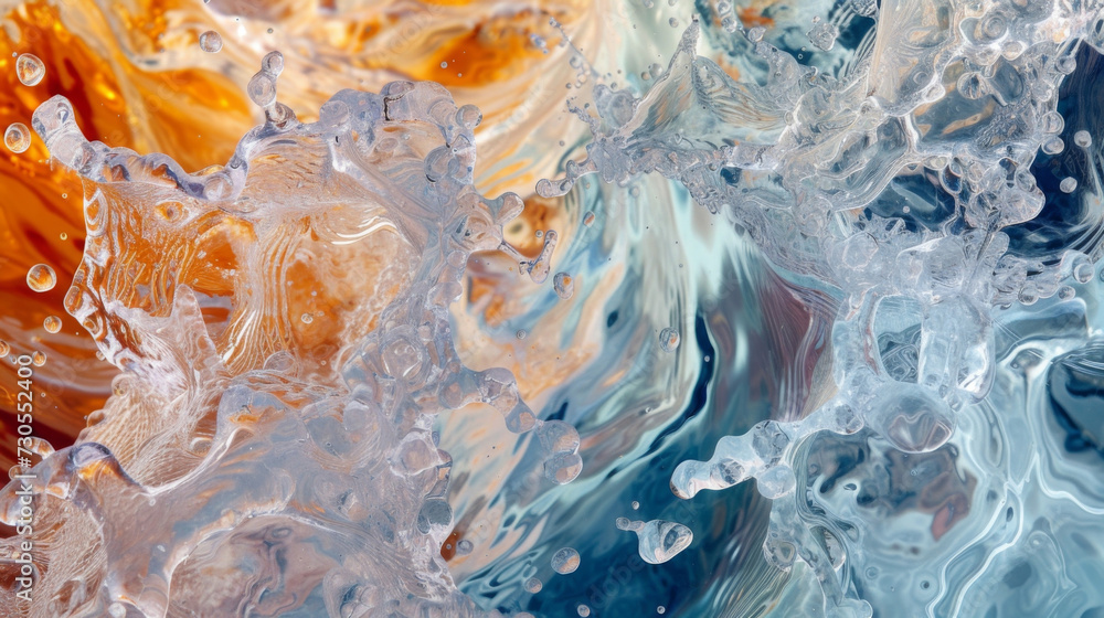 A study in fluid mechanics as a sponge absorbs and releases water with ...