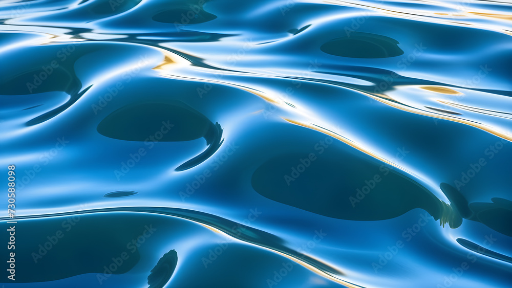 wavy-water-texture-dominates-the-composition-resembling-an-abstract ...