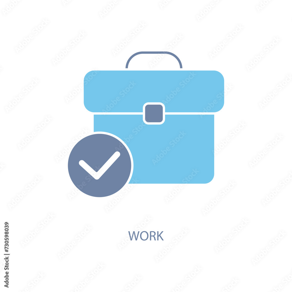 work concept line icon. Simple element illustration. work concept ... work concept line icon. Simple element illustration. work concept ...