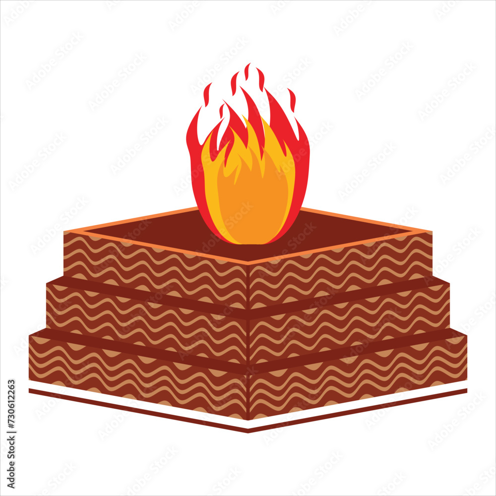 INDIAN WEDDING CLIP ART OF DECORATIVE HAVAN (HAWAN )DESIGN.INDIAN ...