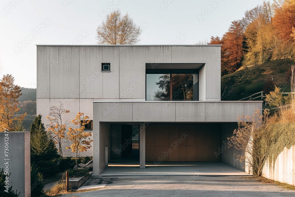 modern architecture design: a model of a contemporary creative single ...