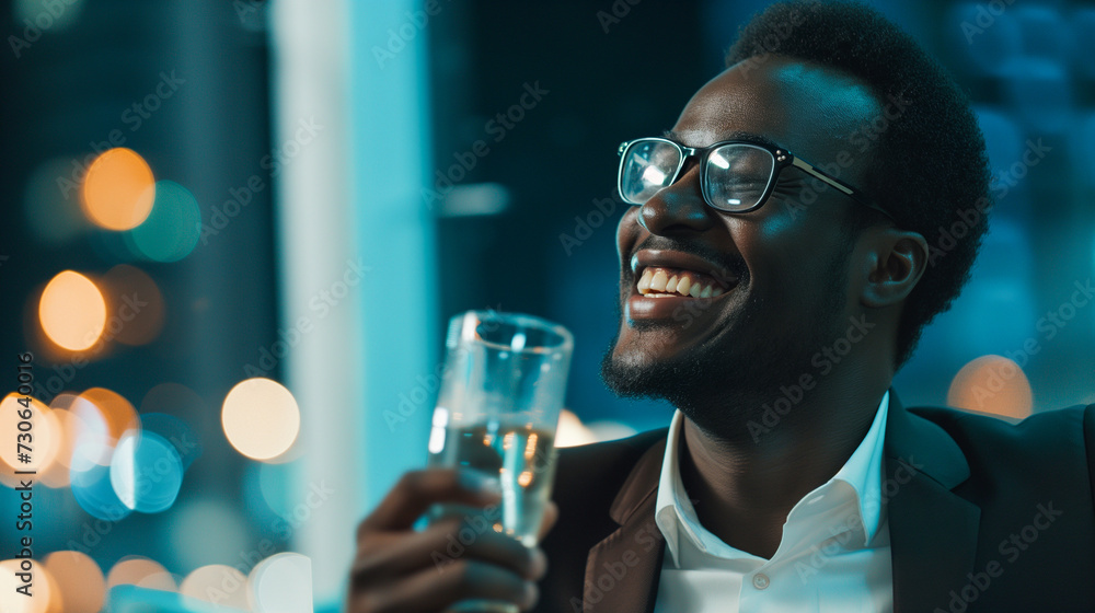 An image of young people attending a party and interacting with friends ...