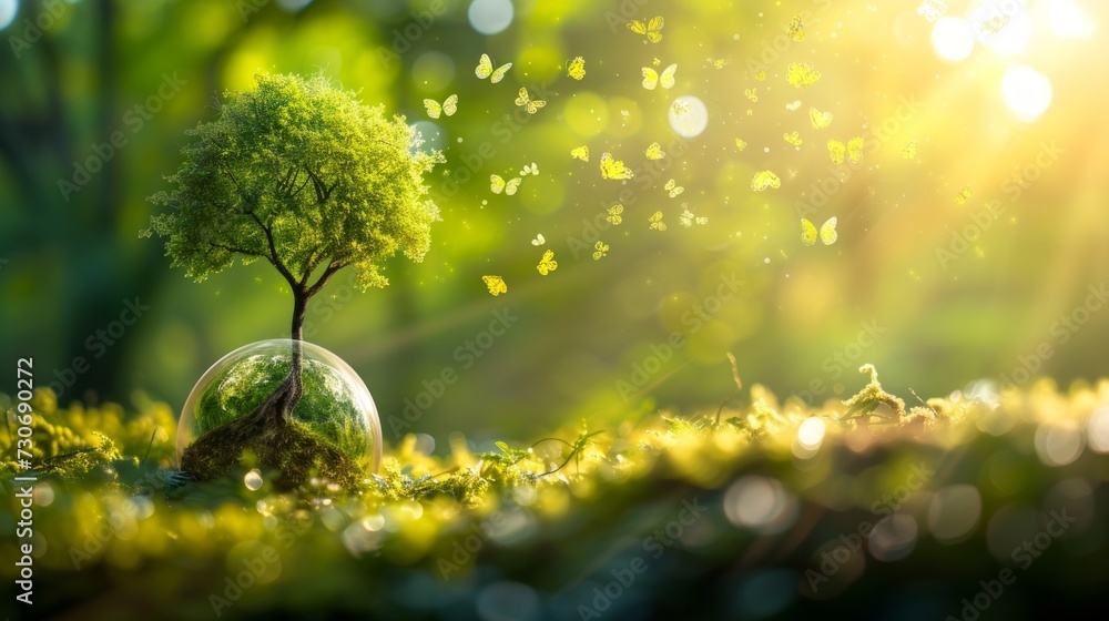 World environment day, Earth day. The global impact of individual ...