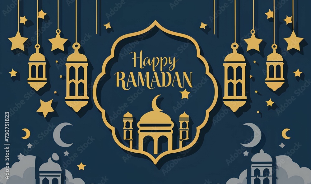 Happy Ramadan 2024 Islamic Background, Ramadan Background, Happy ...