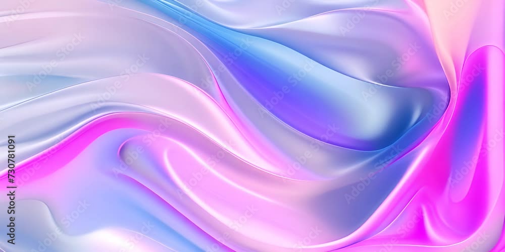 Vidéo Stock White abstract holographic background. Holograph color ...