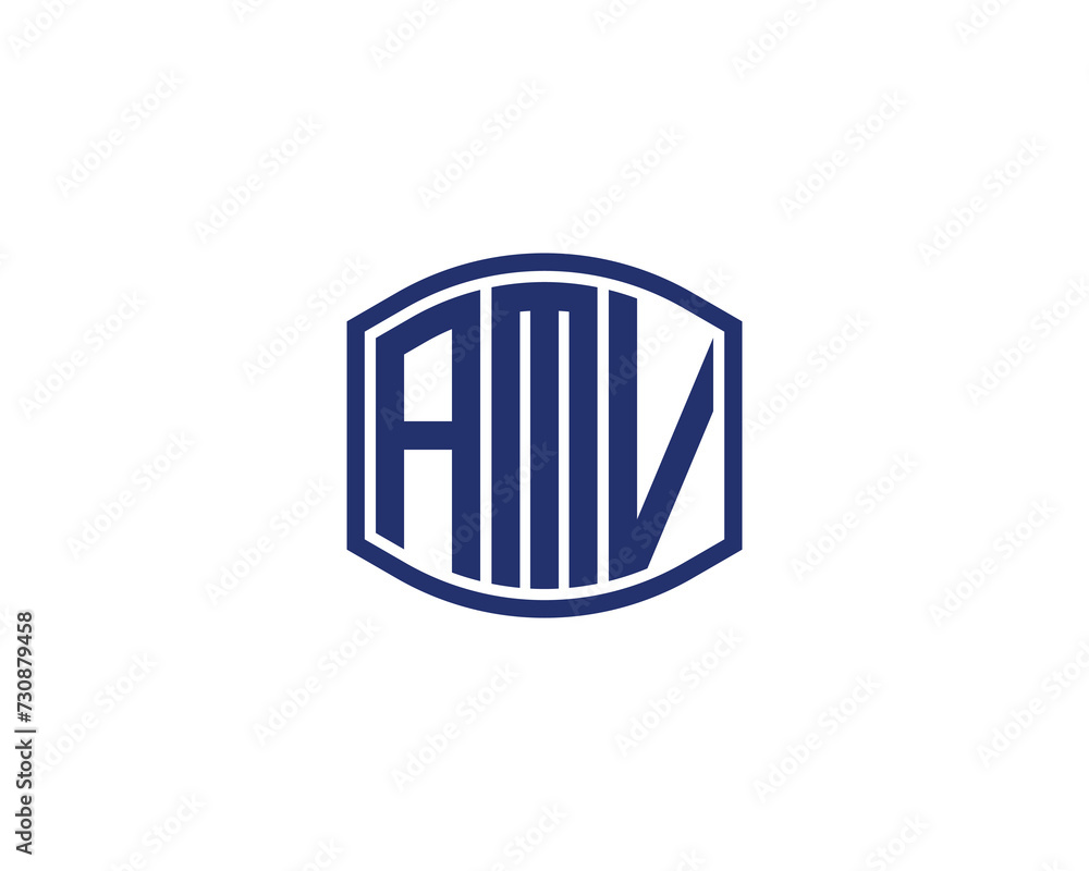 AMV Logo design vector template Stock Vector | Adobe Stock