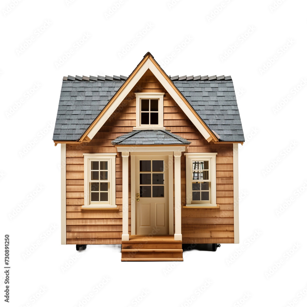 Tiny house isolated on transparent background Stock Photo | Adobe Stock