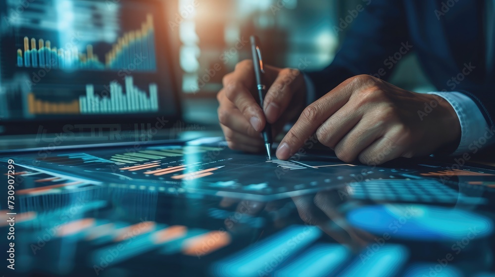 financial, finance, investment, chart, graph, invest, interface ...