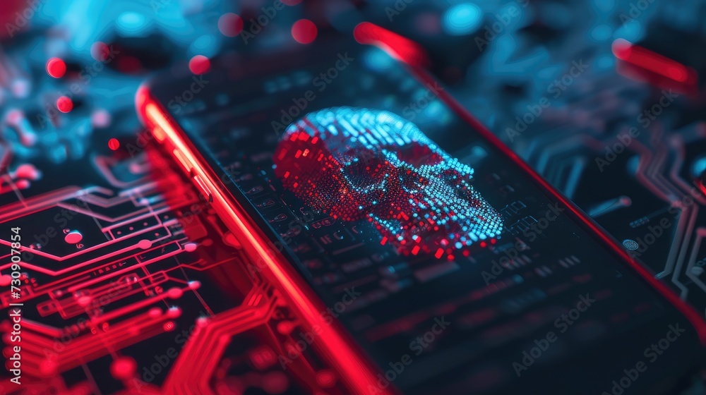Phishing, cyber security, online information breach or identity theft ...