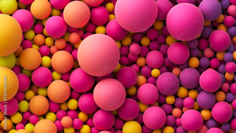 Vector background with colorful balls for kids zone or children's ...