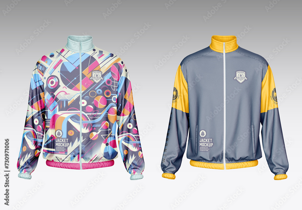 Sport Jacket Mockup Stock Template | Adobe Stock