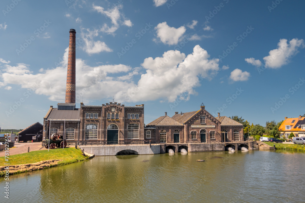 Steam pumping station with museum, Medemblik, Noord-Holland ...