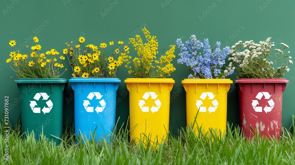 Waste sorting benefits infographic with visuals and text for community ...