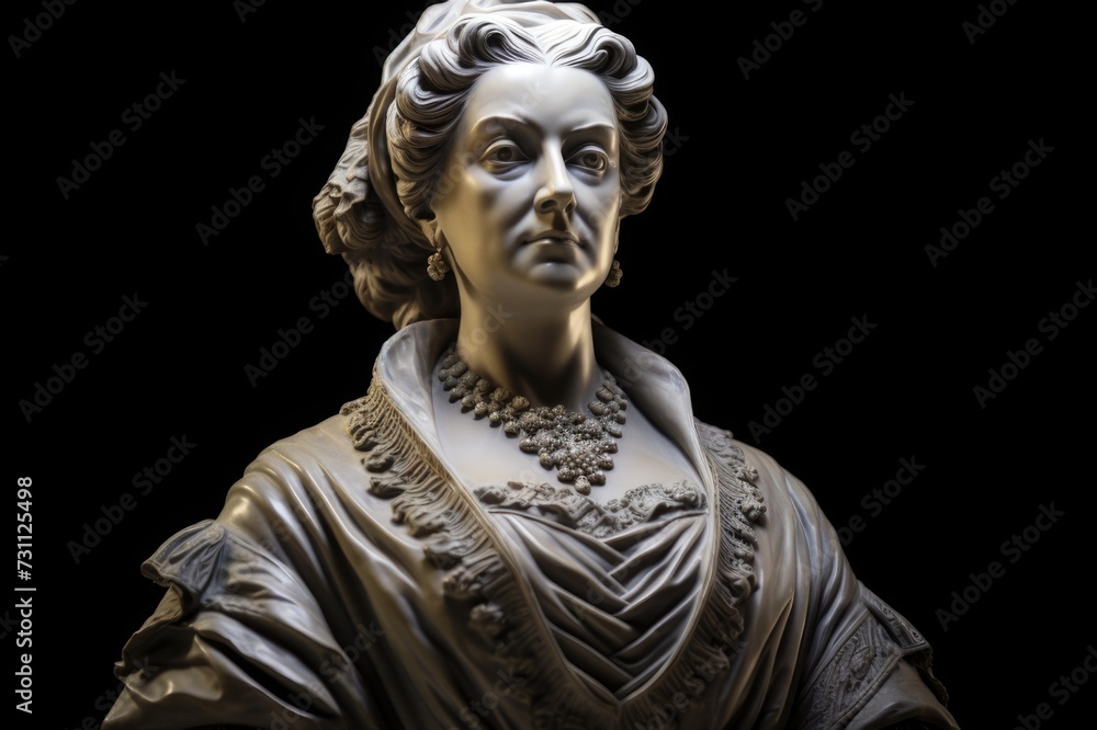 Abigail Adams statue. An influential woman known for her leadership ...