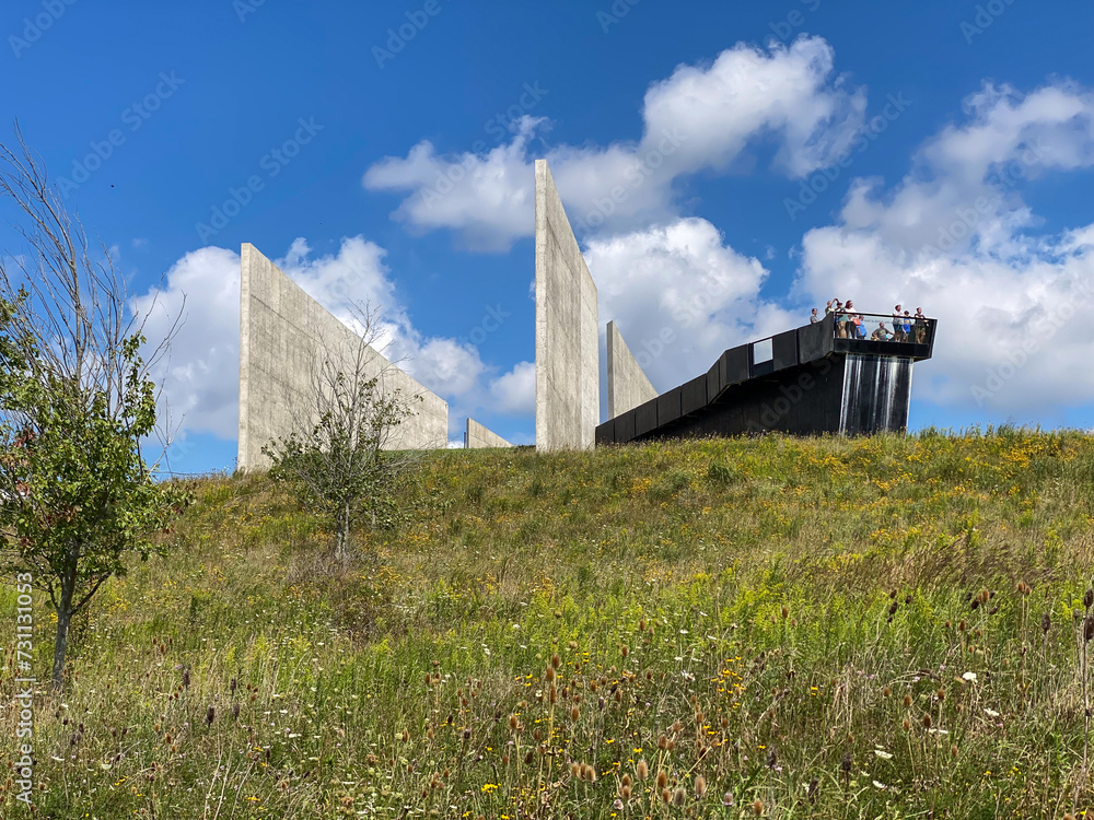 Stoystown, PA, USA: The Flight 93 National Memorial at September 11 ...