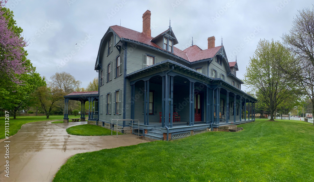 Mentor, Ohio: James A. Garfield National Historic Site. Lawnfield ...
