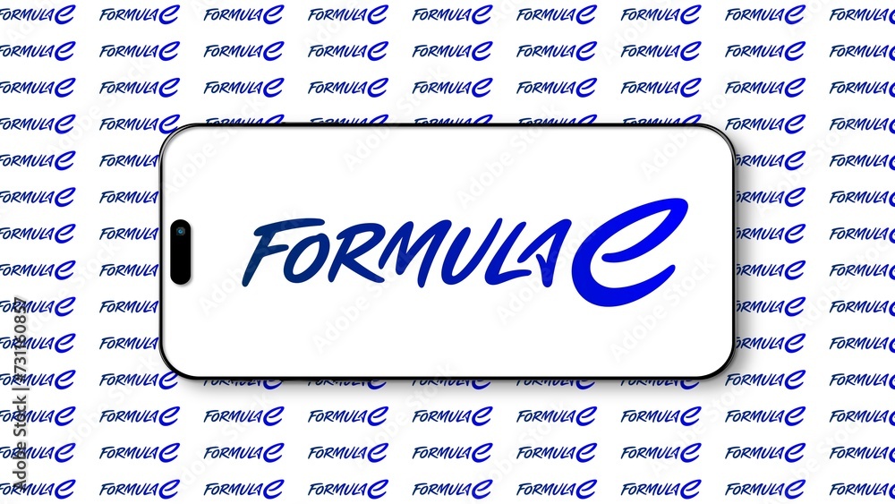 Istanbul, Turkey - 7 February 2024: Formula E brand logo on smartphone ...