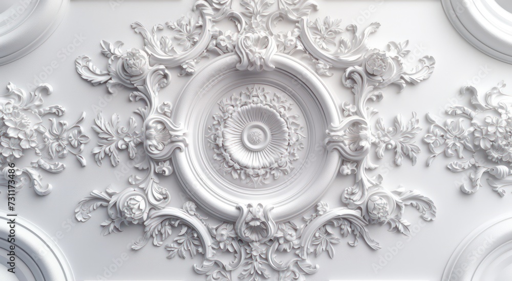 Modern frame background enhances the elegance of the Victorian-style ...