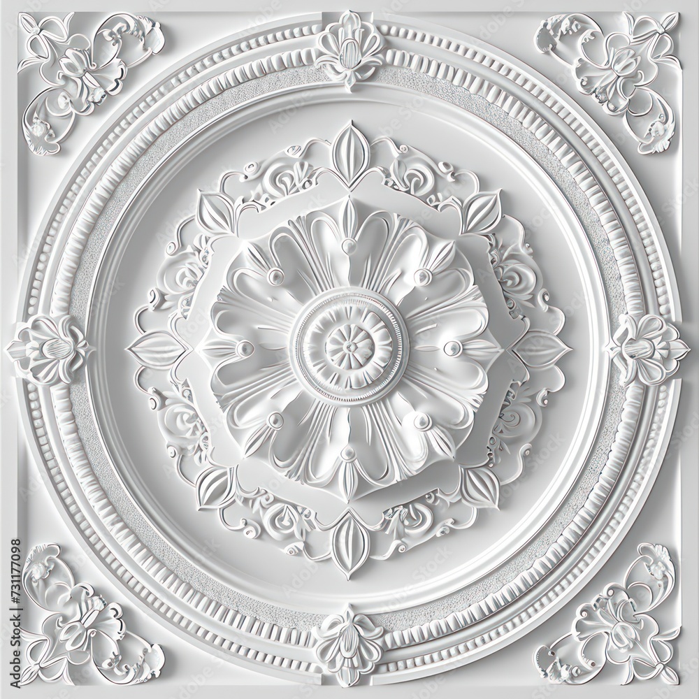 Modern frame background enhances the elegance of the Victorian-style ...