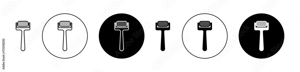 Derma Roller Vector Illustration Set. Skin Therapy sign suitable for ...