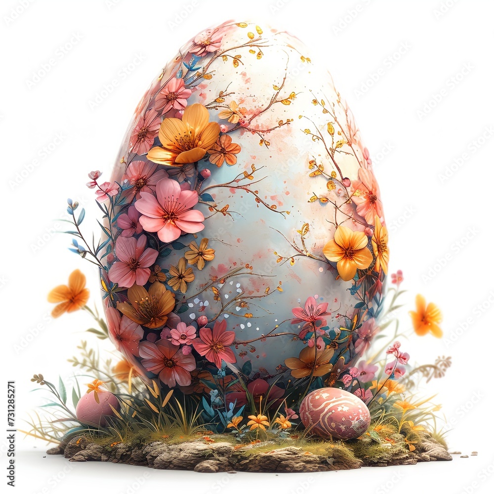 aster Eggs Clipart, Easter WaterColor, Eggs Clipart, Easter Clipart ...