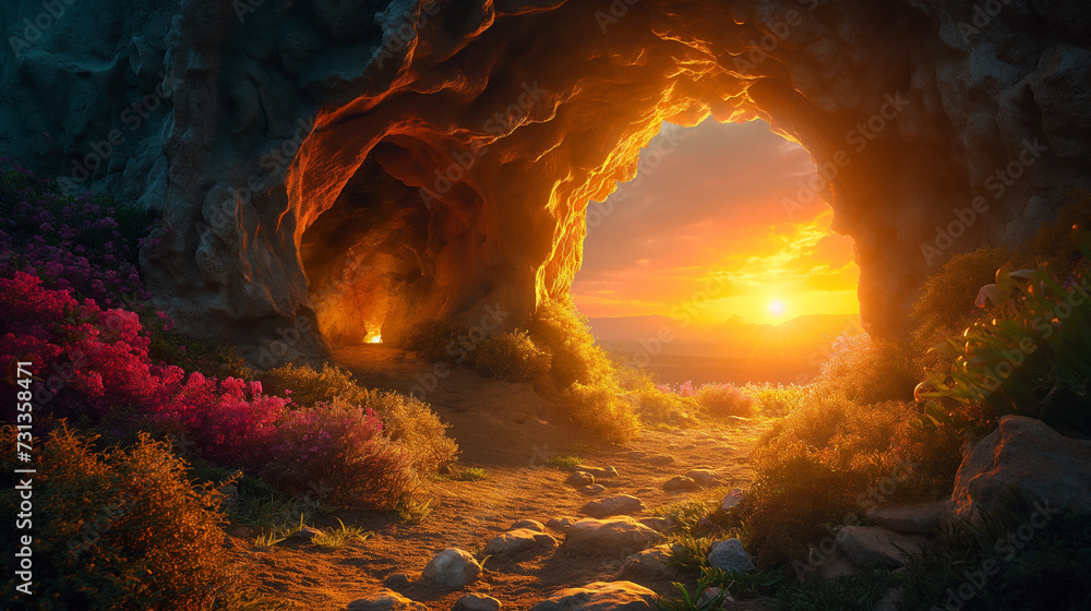 Am day of his resurrection, the tomb of Jesus Christ stands empty ...