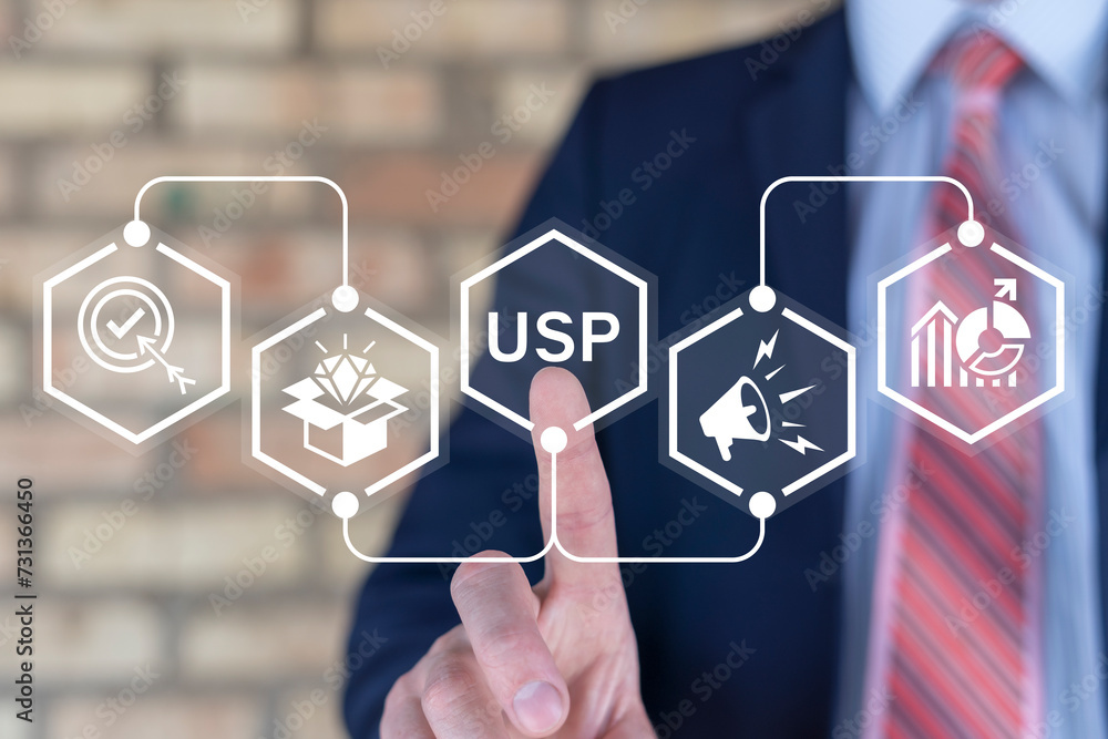 Foto de Unique Selling Proposition ( USP ) marketing strategy business ...