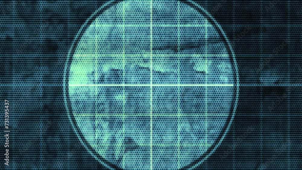 animated moving motion background showing computer circuit motherboard ...