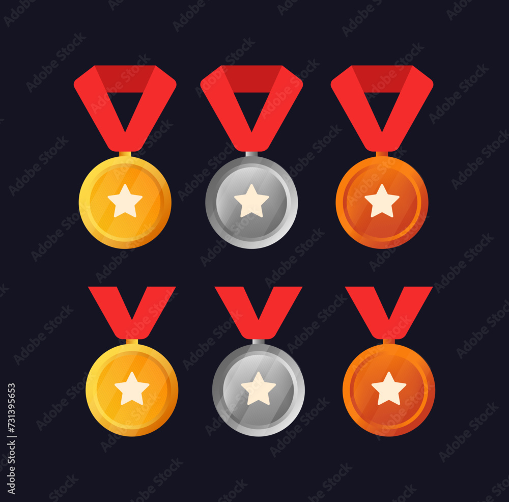 1st 2nd 3 rd place Trophy icon, 1st place trophy, gold medal, trophy ...